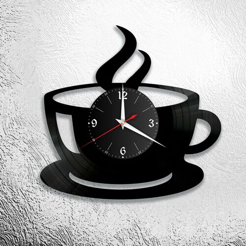 Настенные часы с чашкой кофе