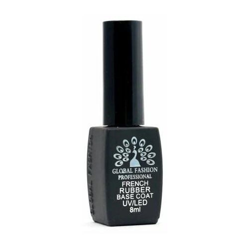 Global Fashion Базовое покрытие Rubber Base Coat French, 10, 8 мл