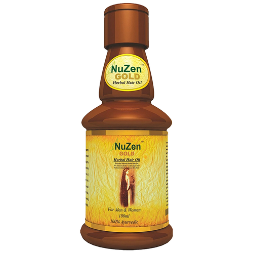 Nuzen Gold Herbal Масло для волос, 159 г, 100 мл, бутылка