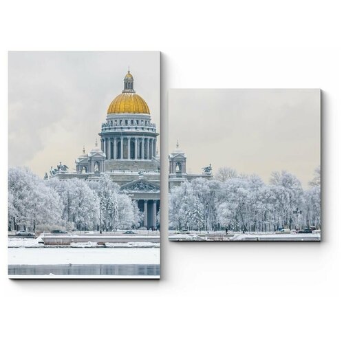 Модульная картина Зимний Петербург60x45