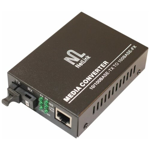 Медиаконвертеры NetLink Медиаконвертер NetLink GE-920A20SC (Tx-1310nm, Rx-1550nm)