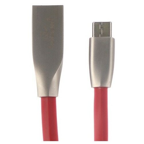 Gembird Cablexpert Кабель USB 2.0 CC-G-USBC01R-1M AM Type-C, серия Gold, длина 1м, красный, блистер