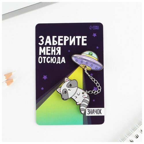 Набор значков «Заберите меня», 8 х 12 см
