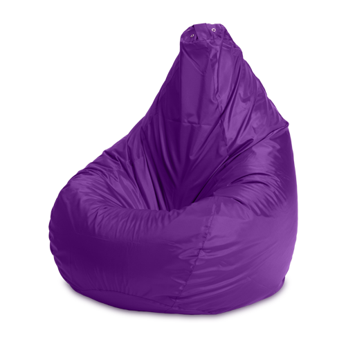 Пуффбери кресло-мешок Груша, XL пурпурный оксфорд 220 л