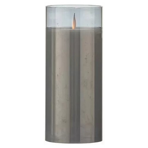 Свеча Edelman Лацио 17.5 см, дымчатый