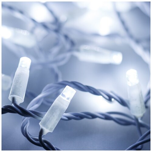 Светодиодная гирлянда ARD-STRING-CLASSIC-10000-WHITE-100LED-FLASH WHITE (230V, 7W) (Ardecoled, IP65)