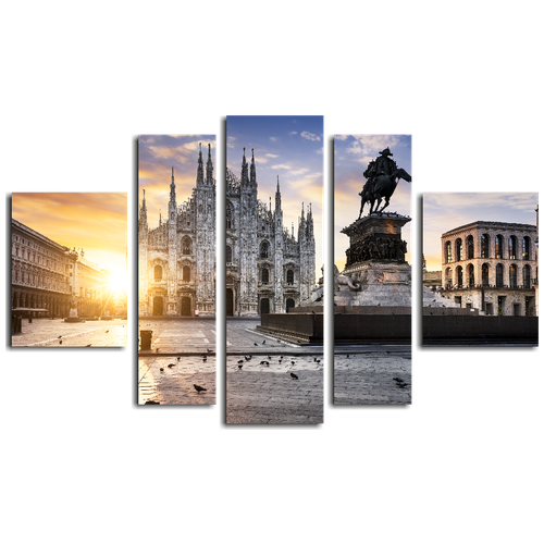 Модульная картина Milan Cathedral 137х80 см