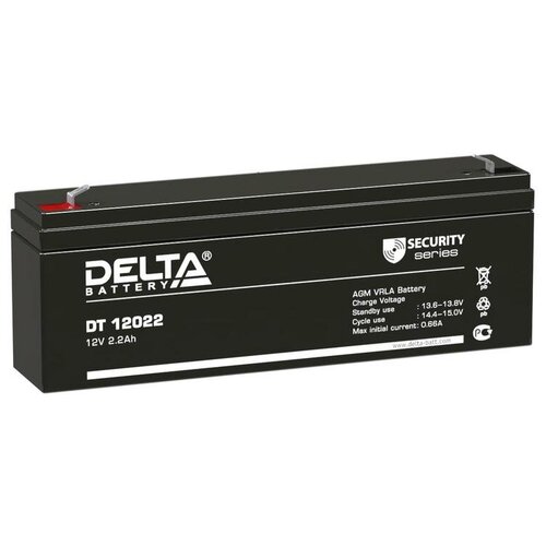 Аккумулятор 12В 2.2А. ч Delta DT 12022 ( 1шт. )