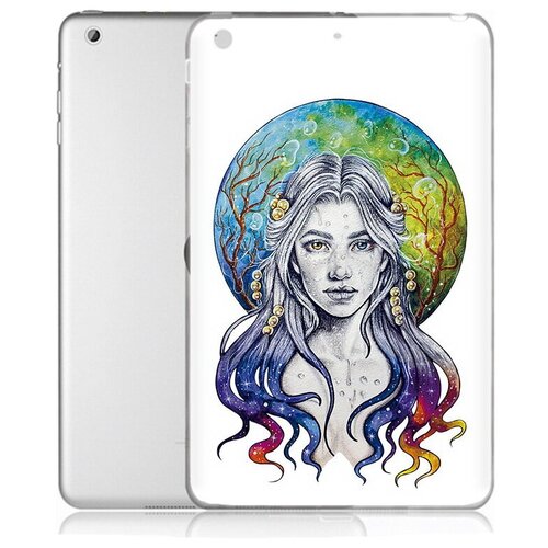 Чехол задняя-панель-накладка-бампер MyPads девушка с красивыми волосами для iPad Pro 11 (2018) A1979/A1934/A2013 противоударный