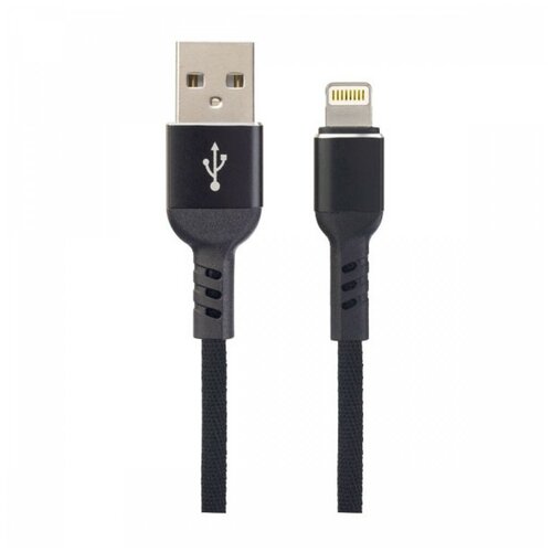 Кабель Perfeo USB - Lightning (I4316), 1 м, черный