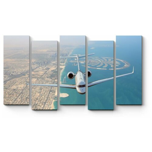 Модульная картина Пролетая над Дубаем220x127