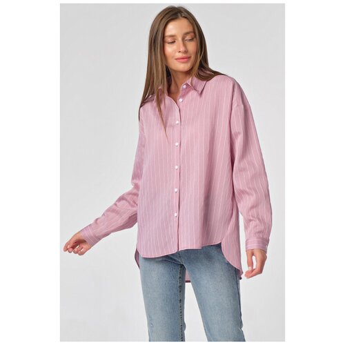 Рубашка  FLY, размер 46, лиловый