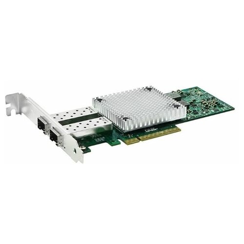 Сетевая карта 10Gigabit Ethernet, 2 SFP+ порта, 2*10G Base-X, 10 Гбит/с, Intel x710