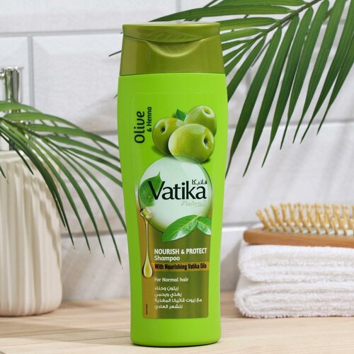 Шампунь для волос VATIKA Naturals Nourish & Protect питание и защита, 400 мл