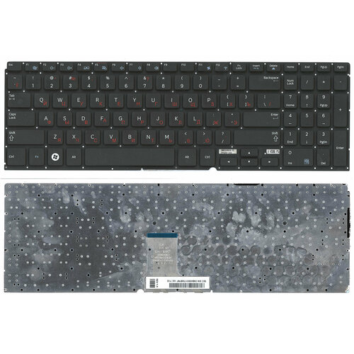 Клавиатура для ноутбука Samsumg NP700Z5A черная без рамки