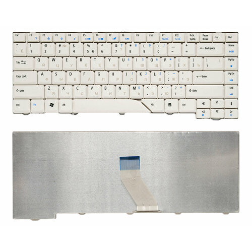 Клавиатура для Acer Aspire 5520 русская, белая
