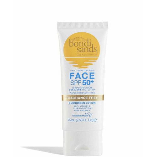 Bondi Sands SPF 50+ Face солнцезащитный крем для лица без запаха Fragrance Free SPF50+ 75 ml