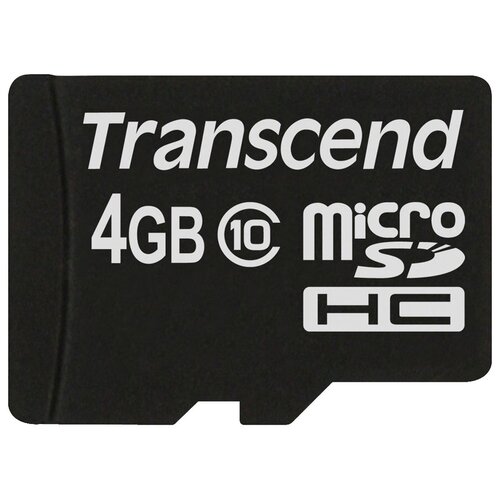 Карта памяти Transcend microSDHC Class 10, черный