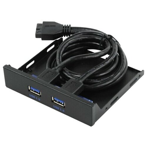 Планка портов на переднюю панель 3.5" USB 3.0 20pin -> 2x A Orient C090