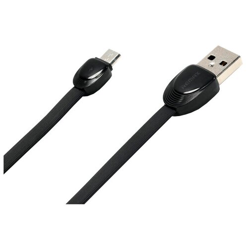 Кабель Remax Shell USB - microUSB (RC-040m), 1 м, 1 шт., черный
