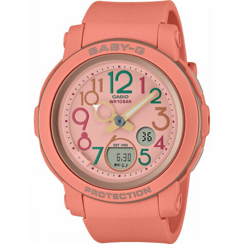 Наручные часы CASIO Baby-G Наручные часы Casio BGA-290PA-4AER, красный, розовый