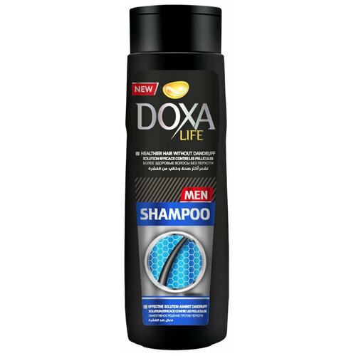 Шампунь мужской Doxa Турция Life против перхоти, для глубокого очищения волос, 600 мл