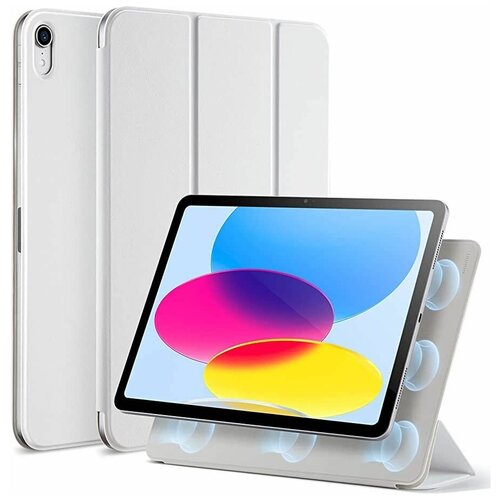 Чехол книжка ESR Rebound Magnetic Case с застежкой для Apple iPad 10th Generation, белый