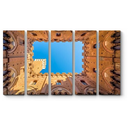 Модульная картина Башни Сиены, Италия140x84