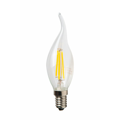 Светодиодная лампа Виктел BK-14W5CF30, E14, 5W, 3000K, 550Лм Свеча на ветру