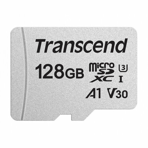Карта памяти Transcend 300S microSDXC 128Gb UHS-I A1, TS128GUSD30.