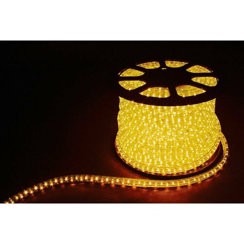 Дюралайт светодиодный Feron LED-F3W 3-х жильный , желтый, 2,88Вт/м 72LED/м 50м 220V, 26068