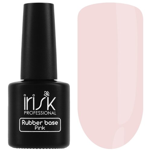 Irisk Professional Базовое покрытие Rubber Base, pink, 10 мл