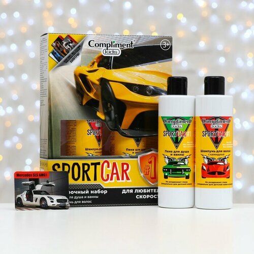 Compliment Набор Compliment Kids Sportcar #1: пена для душа и ванны, 250 мл + шампунь для волос, 250 мл