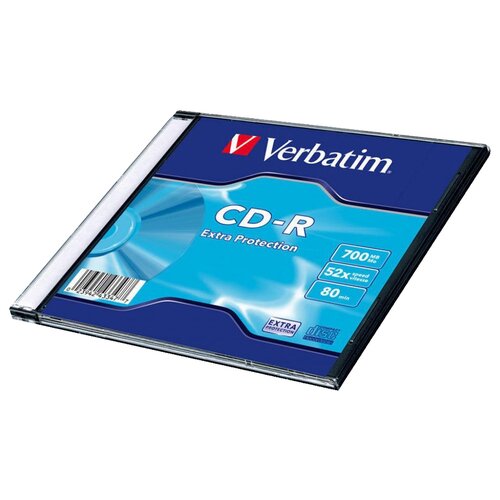 Диск CD-RVerbatim700Mb 52x Extra Protection, 1 шт.