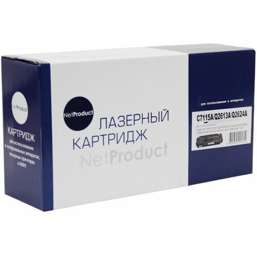 Картридж NetProduct (N-C7115A/Q2613A/Q2624A) для HP LJ 1200/1300/1150, Универсальный, 2,5K