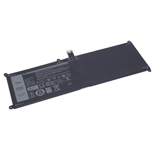 Аккумулятор 7VKV9 для ноутбука Dell Latitude XPS 12 7000 7.6V 30Wh (3940mAh) черный
