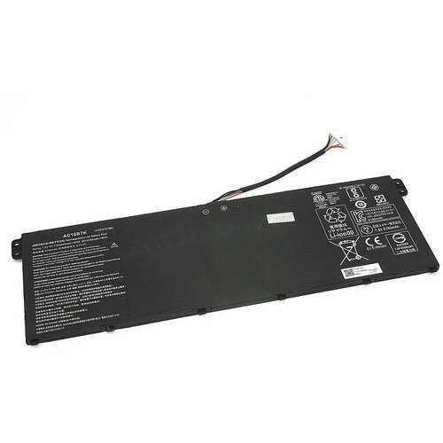 Аккумуляторная батарея для ноутбука Acer Chromebook 15 (AC16B7K) 7.4V 6180mAh черная