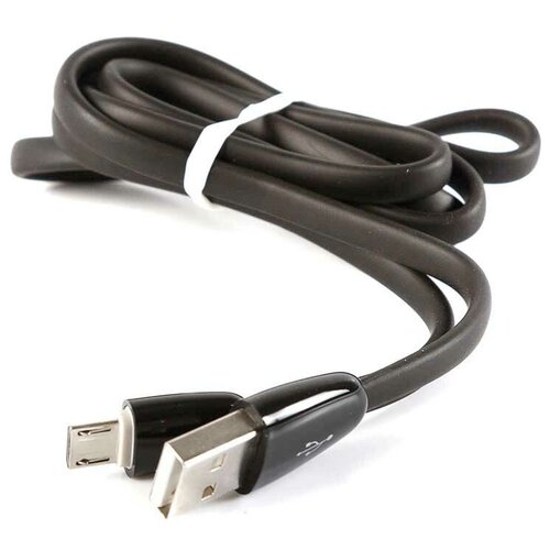 USB кабель Pro Legend плоский micro USB, 1м, чёрный