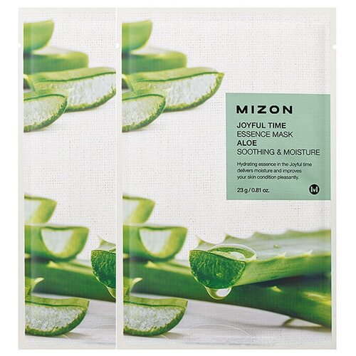 Маска тканевая с алое Mizon Joyful Time Essence Mask Aloe