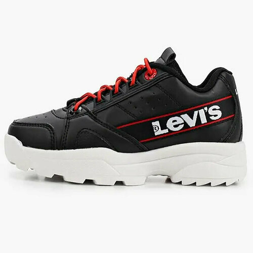 Кроссовки Levi's, размер 35, черный