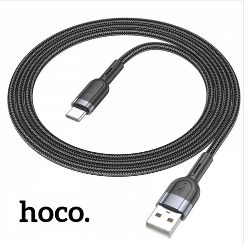 Кабель USB-Type-C Hoco U117 Premium с интеллектуальным отключением 60 Вт, 1,2 метра