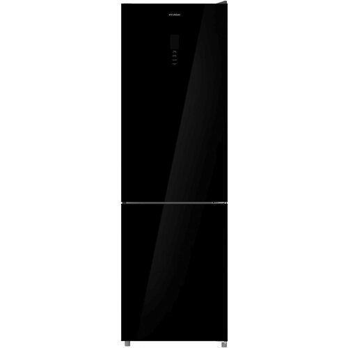 Холодильник Hyundai CC3586F, черное стекло