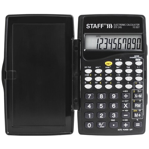 Калькулятор научный STAFF STF-245, черный
