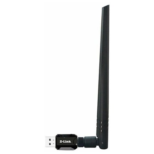 Сетевая карта D-Link N300 Wi-Fi USB Adapter, 1x5dBi detachable + 1x2dBi internal antennas