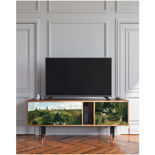 ТВ-Тумба - STORYZ - T1 Jalais Hill by Camille Pissarro, 170 x 69 x 48 см, Орех