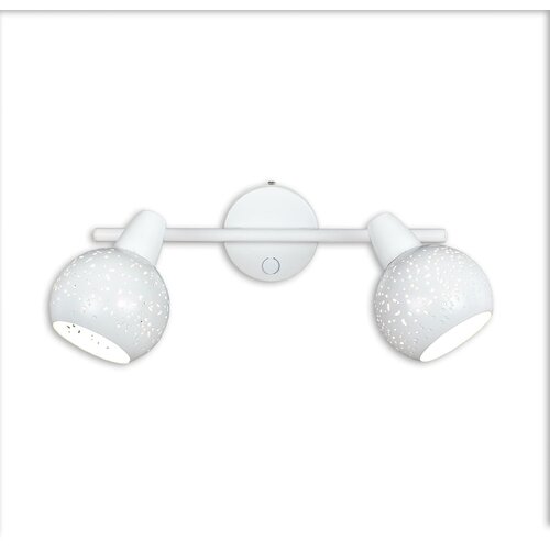 Спот Citilux Деко CL504520, E14, 120 Вт, кол-во ламп: 2 шт., кол-во светодиодов: 2 шт., цвет арматуры: белый