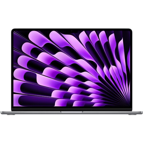 15.3" Ноутбук Apple MacBook Air 15 2023 2880x1864, Apple M2 3 ГГц, RAM 8 ГБ, LPDDR5, SSD 256 ГБ, Apple graphics 10-core, macOS, MQKP3ZS/A, space gray, английская раскладка