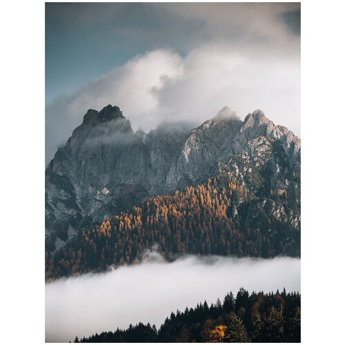Постер / Плакат / Картина Доломитовые Альпы - Италия 50х70 см в подарочном тубусе