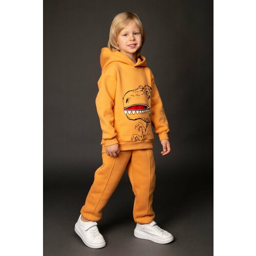 Комплект одежды LITTLE WORLD OF ALENA, размер 122-128, оранжевый