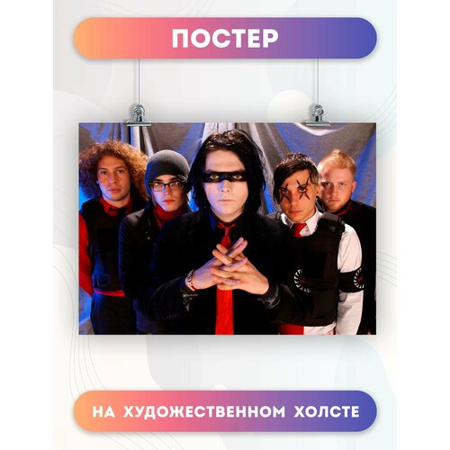 Постер на стену рок-группа My Chemical Romance (8) 60х80 см